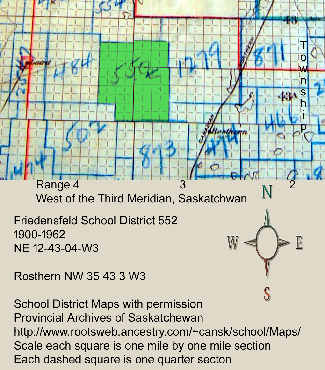 Friedensfeld School District 552 - Saskatchewan Gen Web - One room ...